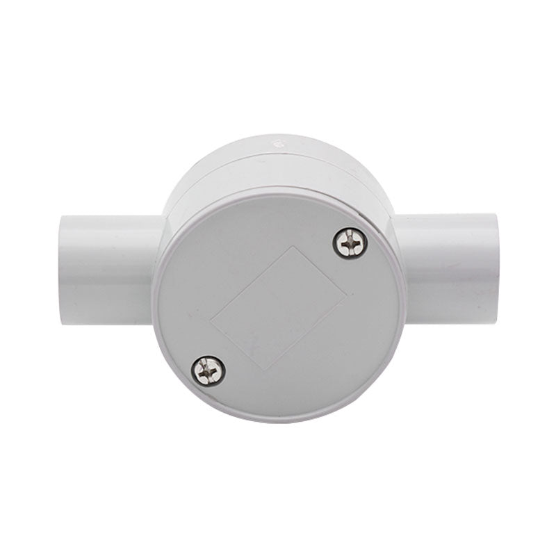 20mm Grey 2-way Junction Box – Reliable Electrical Hub — BlueE Technology