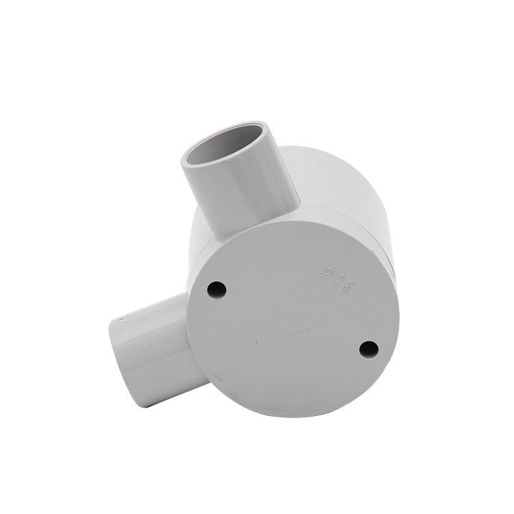 25mm Grey 2-way Angled Deep Junction Box – Durable Hub — BlueE Technology