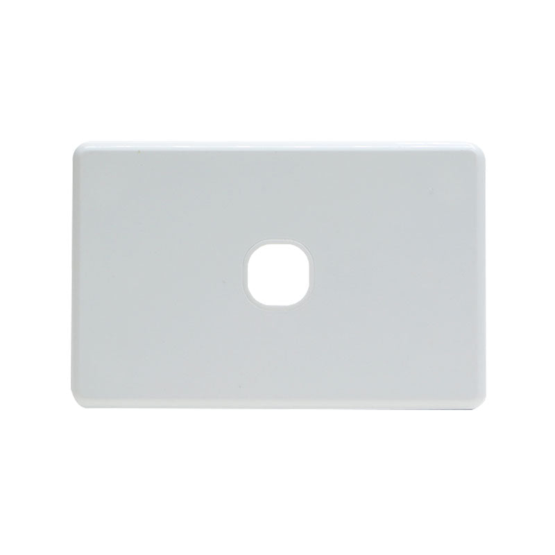 Grid Plate 1 Gang - White – Sleek and Durable Design — BlueE Technology