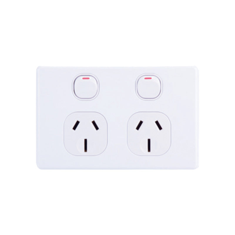 2-Gang Double-Pole Power Point — BlueE Technology