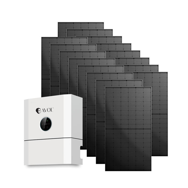 7kW Panels + 5kWh AVOL Inverter Solar System — BlueE Technology