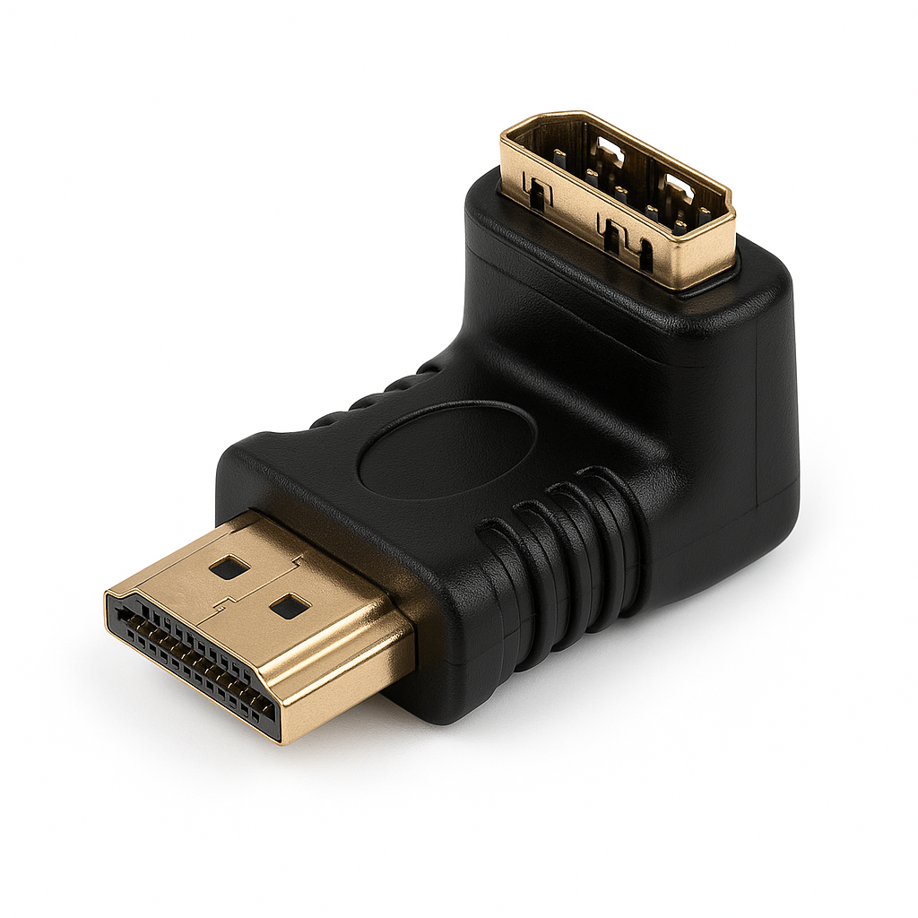HDMI Right-Angle Adapter (Male to Female) — BlueE Technology